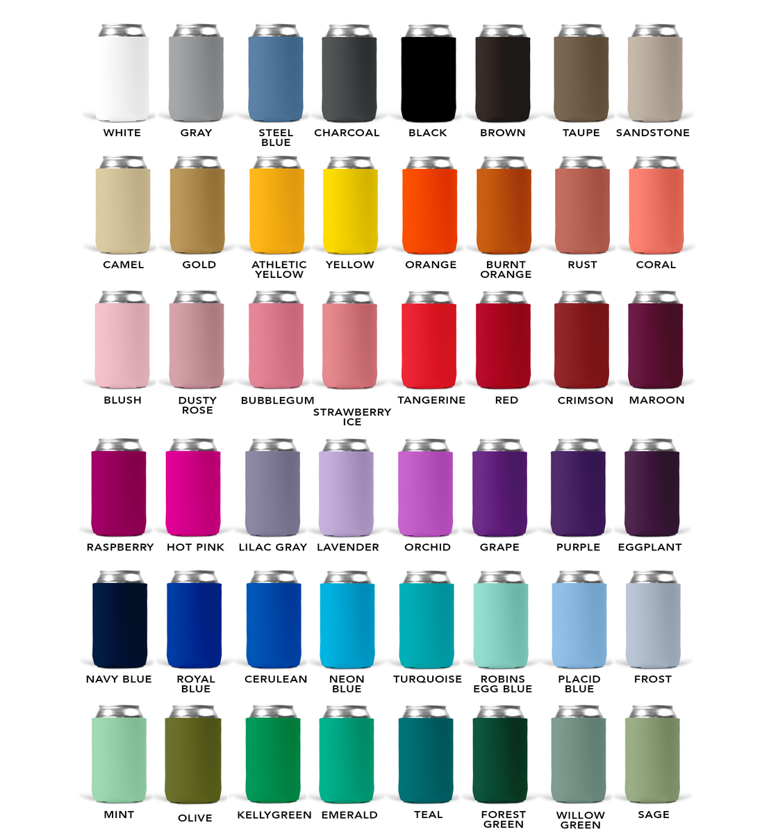 Custom 5mm Neoprene Standard Stubby - Boozie‘s